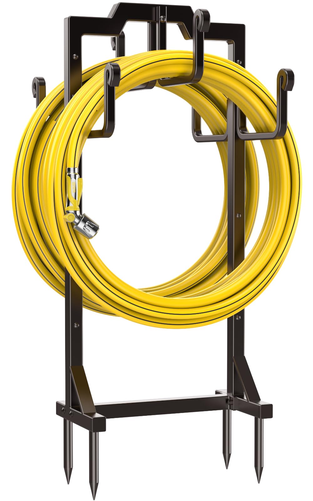 Skycarper Garden Hose Reel Holder Water Hose Hanger Organizer Stand,Bronze