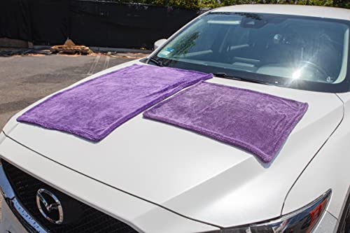 Maxshine 1200GSM 20"X24" Duo Twisted Drying Towel, Super Soft, Strong Absorption, Long Service Life, Double Sided, Machine Washable
