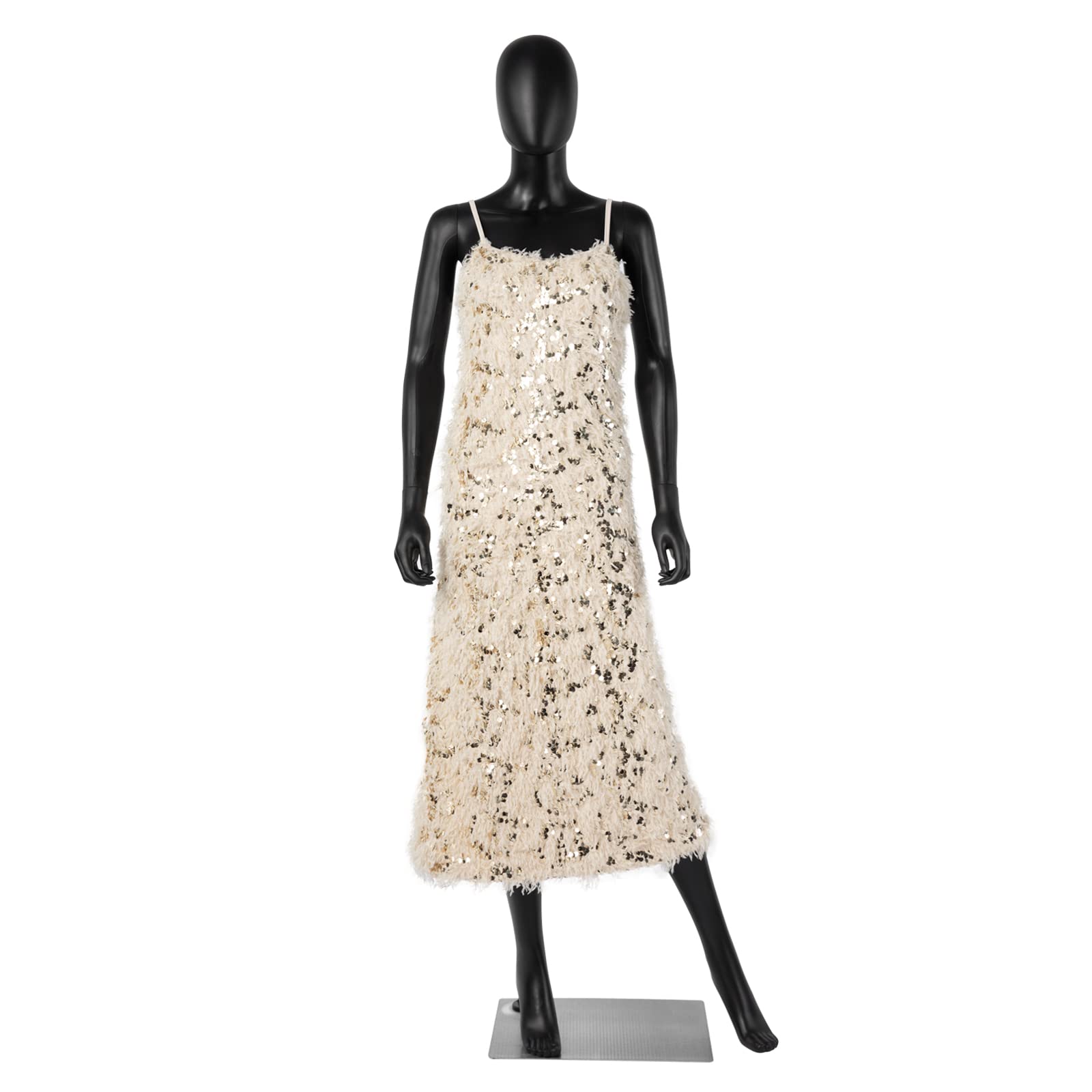 Female Mannequin Full Body Black - 70'' Mannequin Dress Form Display Full Body Mannequin Manikin Torso Stand