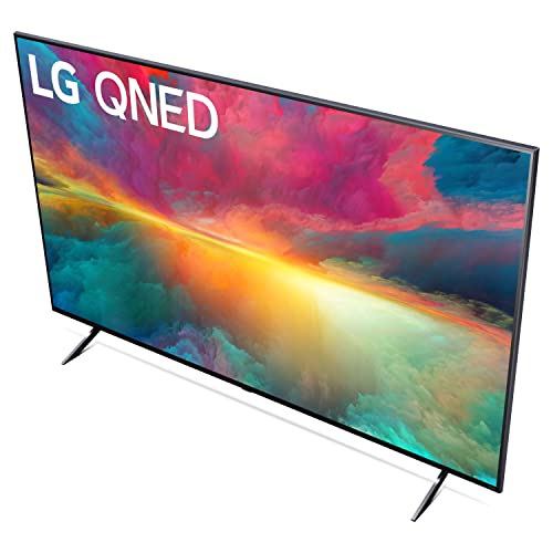 LG QNED75 Series 55-Inch Class QNED Mini-LED Smart TV 55QNED75URA, 2023 - AI-Powered 4K TV, Alexa Built-in, Black