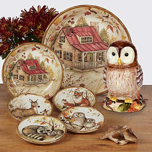 Certified International Pine Forest 152 oz. Deep Bowl,