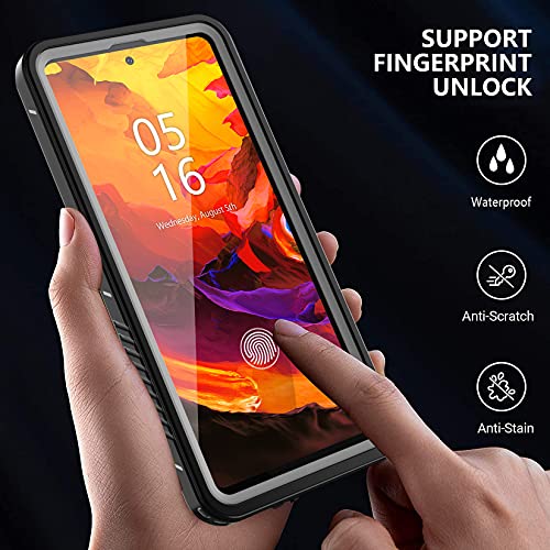 Oterkin for Samsung Galaxy A51 5G Case,A51 5G Waterproof Case with Built-in-Screen Protector Full-Body 360°Rugged Shockproof IP68 Waterproof Case for Galaxy A51 Case (Not for 4G Version) Black
