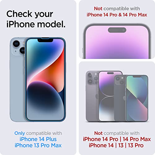 Spigen Tempered Glass Screen Protector Compatible with iPhone 14 Plus/iPhone 13 Pro Max - Sensor Protection