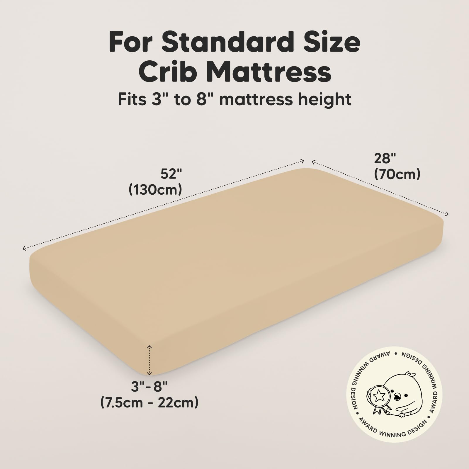 2-Pack Crib Sheets for Boys, Girls - Viscose Derived from Bamboo Fitted Crib Sheet, Baby Crib Sheets Neutral, Crib Mattress Sheet, Toddler Bed Sheets, Baby Sheets for Crib Fitted Sheets (Rust)