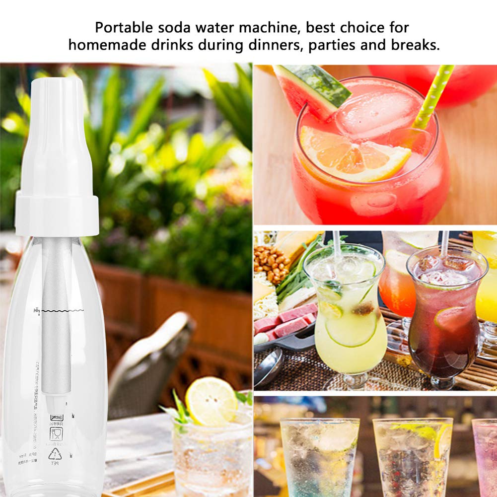 Portable Soda Maker hine for Home, for Sparkling Water Maker, for Sparkling Water Maker Use Standard CO2 Cylinder for personally constructed Beverages Bubble Fruit Cocktail healthe Drinks
