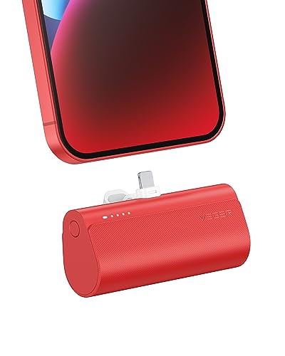 VEGER Mini Portable Charger for iPhone, 5000mAh 20W PD Fast Charging Battery Pack, Cordless Portable External Backup Charger for iPhone 13, 12, 11, 8, 7, XR, XS Max, Pro Max, AirPods