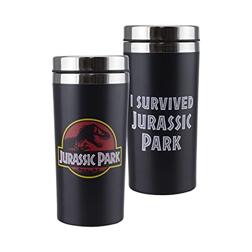 Paladone PP8185JP Jurassic Park Travel Mug | Officially Licensed Movie Merchandise, Multicolored