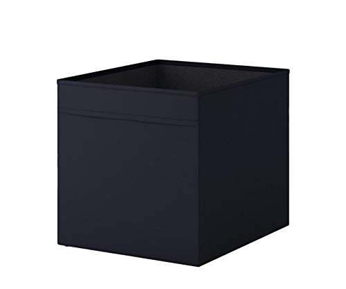 Cloth Storage Bins 13x15x13, Foldable Cubes Box Baskets Containers Organizer for Drawers, Home Closet, Shelf, Nursery, Cabinet, Large Set of 2 (Black)