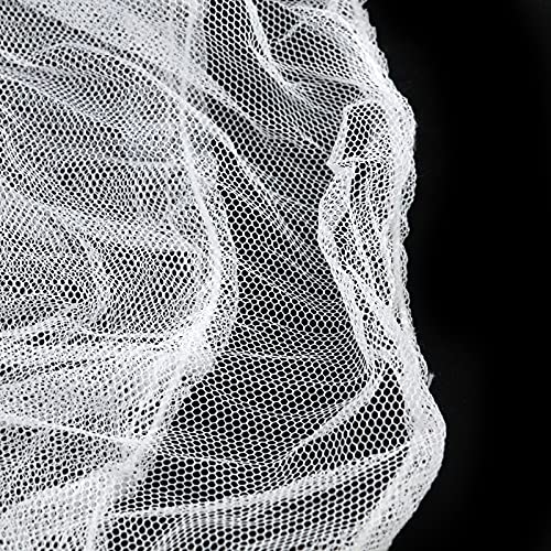 MY MIRONEY 6.3" x 5.63" x 6.22" Fish Incubator Mesh Box Aquarium Fish Breeder Box White Nylon Mesh Juvenile Fish Separation Net Fish Fry Hatchery with Suction Cups Pack of 2