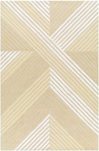 Hauteloom Juan Wool Living Room, Bedroom Area Rug - Contemporary - Bone, Driftwood, Nutmeg - 8' x 10'