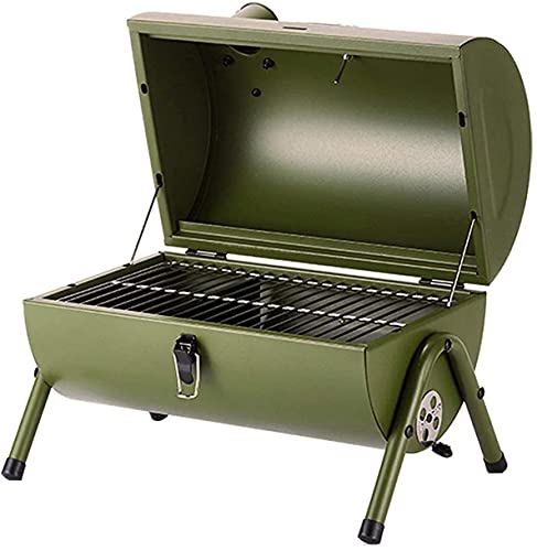 ATAAY Barbecue tool set Outdoor Charcoal Grill, Durable Steel Barbecue Tool Kits with Arch Design Suitable for Outdoor Campers Barbecue Lovers Travel Parks Beaches Wild