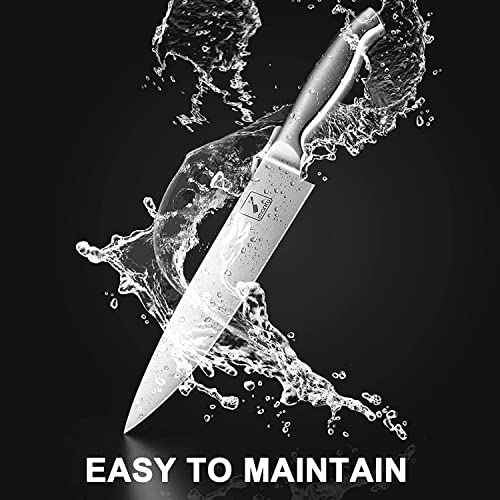 Knife Sets for Kitchen with Block, imarku 15-Pieces High Carbon German Steel Kitchen Knife Set, Ultra Sharp Knife Block Set with Built-in Sharpener, Kitchen Gadgets 2023, Gifts for Mom and Dad