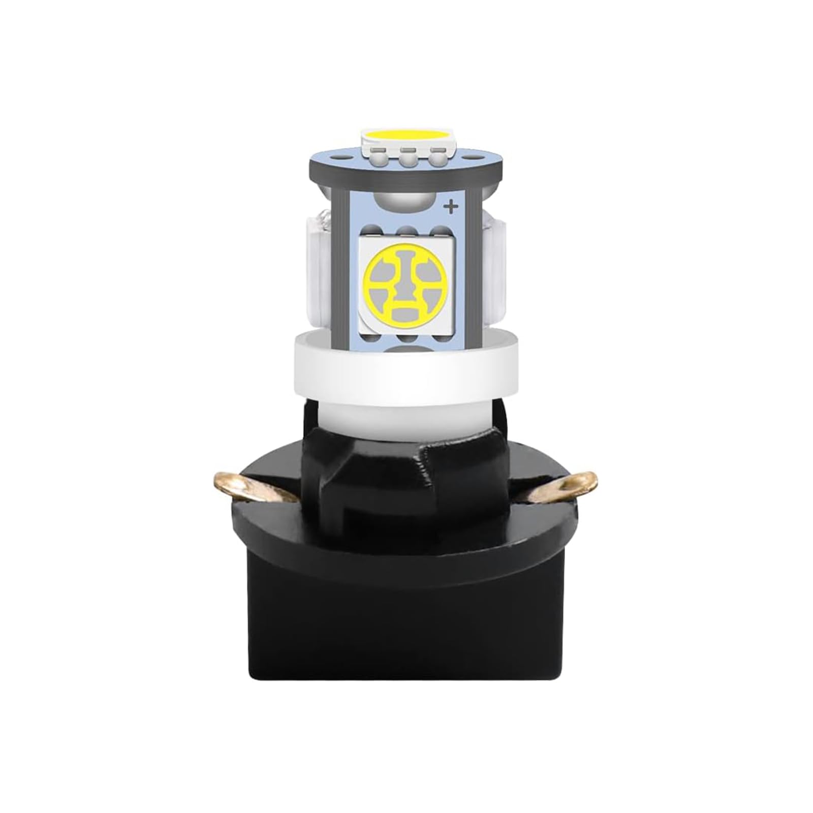 ALOPEE T10 Twist Lock Socket 194 168 Wedge Base Holder for W5W 2825 Auto Dashboard Instrument Panel Gauge Cluster Light Door Light Bulbs Holder DC 12V, Pack of 15