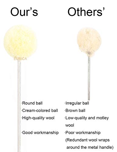 (50 Pack) Wool Daubers Leather Dye Leather Tool Wool Balls Brush Leathercraft Tools and Supplies Leather Crafting Tools Leather Craft Sponge Daubers with Metal Handle for DIY