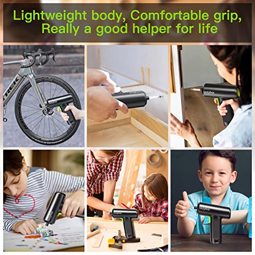 OUTLET Electric Screwdriver Set Rechargeable, 3.6V Cordless Power Screwdriver Kit with LED Lights, 20 Pcs, USB Cable, Case, Gadgets Tools for Men DIY, Unique Gifts for Men Women