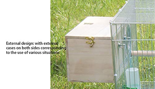 Tyoo Bird Cage Pet Supplies Suitable for Small Birds Used As a Nest for Homing Pigeons Suitable for Most Bird Cages Assembled and Cleaned