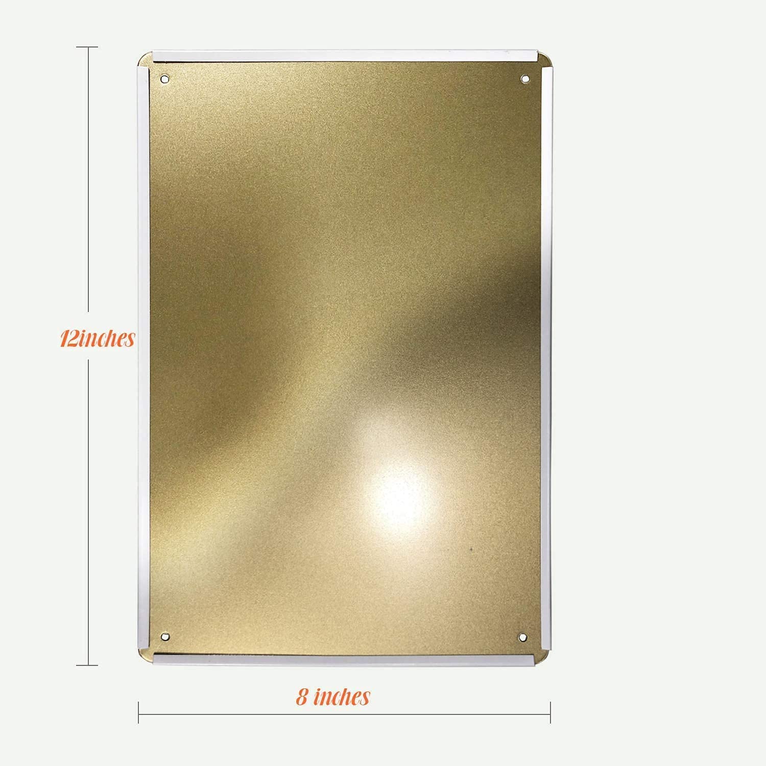 Pengbaax Before You Knock On My Door Sign No Soliciting Metal Sign 12x8 Inches