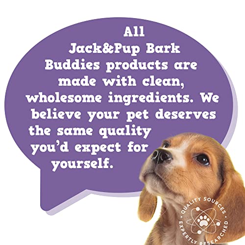 Jack&Pup Probiotic Chews for Dogs - Dog Probiotic Chews Small and Medium - Pro-Digest Bark Buddies (Up to 40 lbs) Puppy Probiotic Dog Chews, Pet Probiotics for Dogs - Probiotics for Puppies (60ct)
