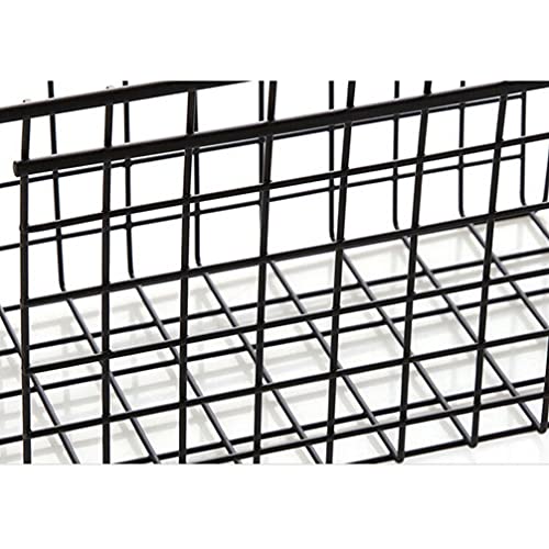 ARTIBETTER Hair Dryer Holder Wall Mounted Door Hanging Hair Tool Storage Caddy Bathroom Kitchen Storage Organizer Basket for Shampoo Towel Soap Cosmetic Tool Black