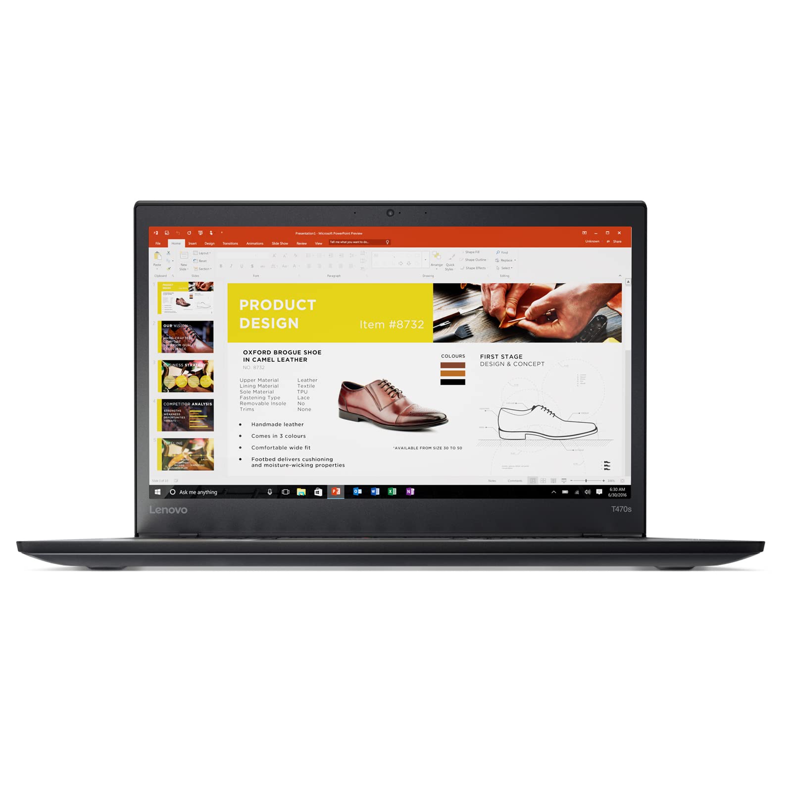Lenovo ThinkPad T470s 14" FHD Laptop, Intel Core i7-7600U, Up to 3.9GHz, 16GB RAM, 256GB SSD, Webcam, Windows 10 Pro (Renewed)
