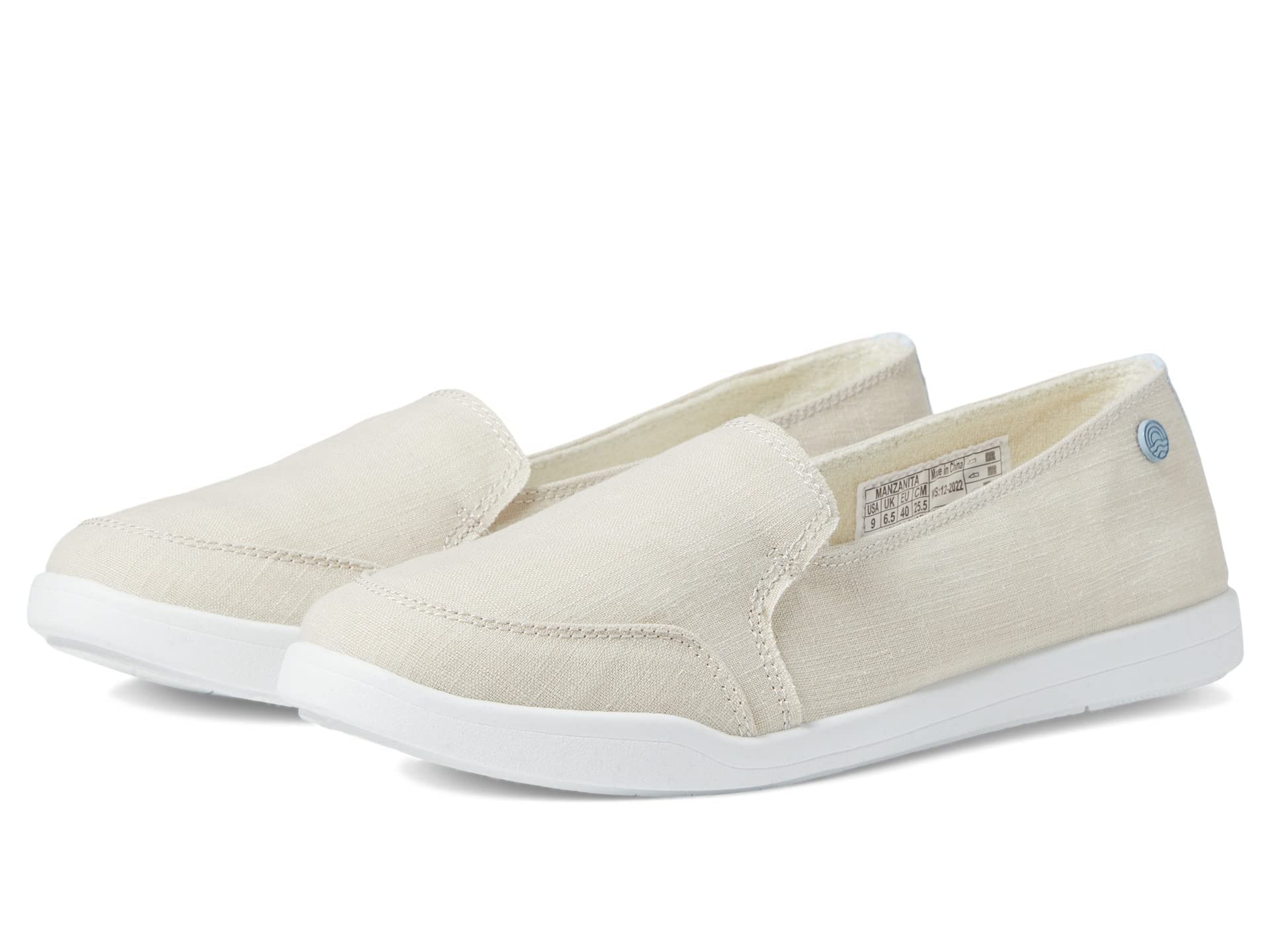 Vionic Beach Manzanita Cream Linen 7 M