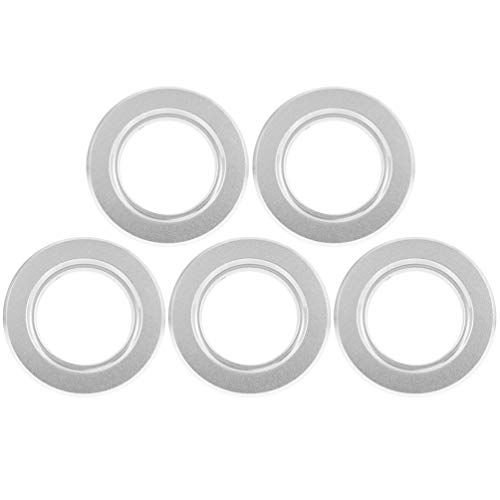 balacoo 5pcs Bird House Predator Guards Stainless Steel Rings Excludes Different Bird Species and Protects The Entry Hole 75mm