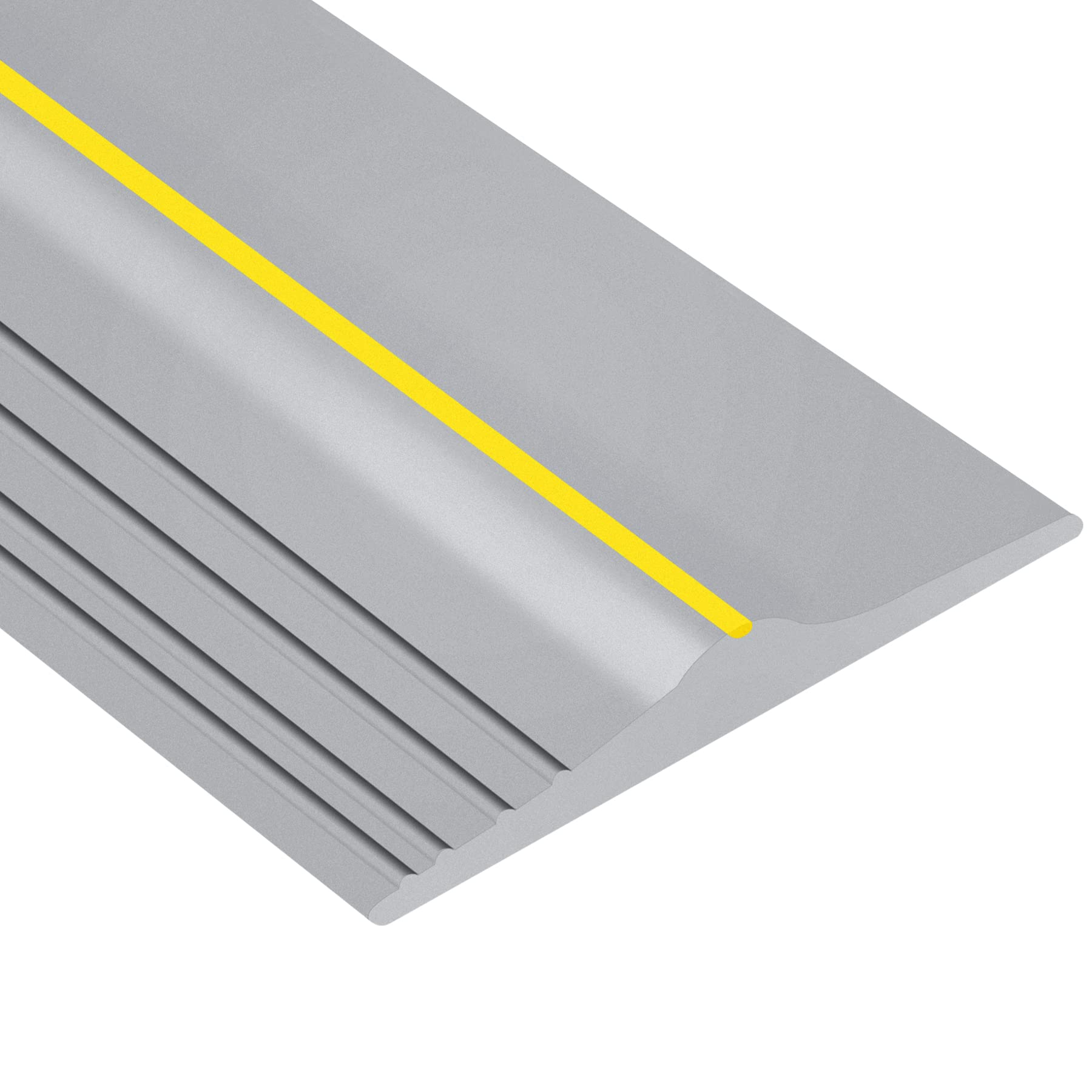 Papillon Garage Door Bottom Seal Strip, Weatherproof Rubber Threshold Replacement, Not Include Sealant/Adhesive (16.5Ft, Grey)