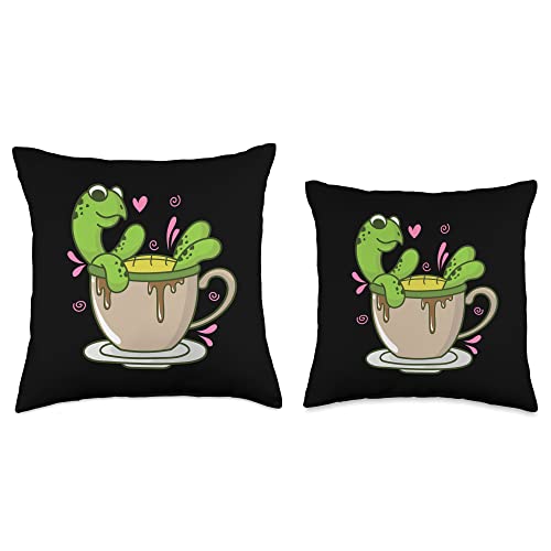 Turtle reptile carapace old Sauropsida Testudines Turtle in Cup Reptile Water Back Shell Throw Pillow, 18x18, Multicolor