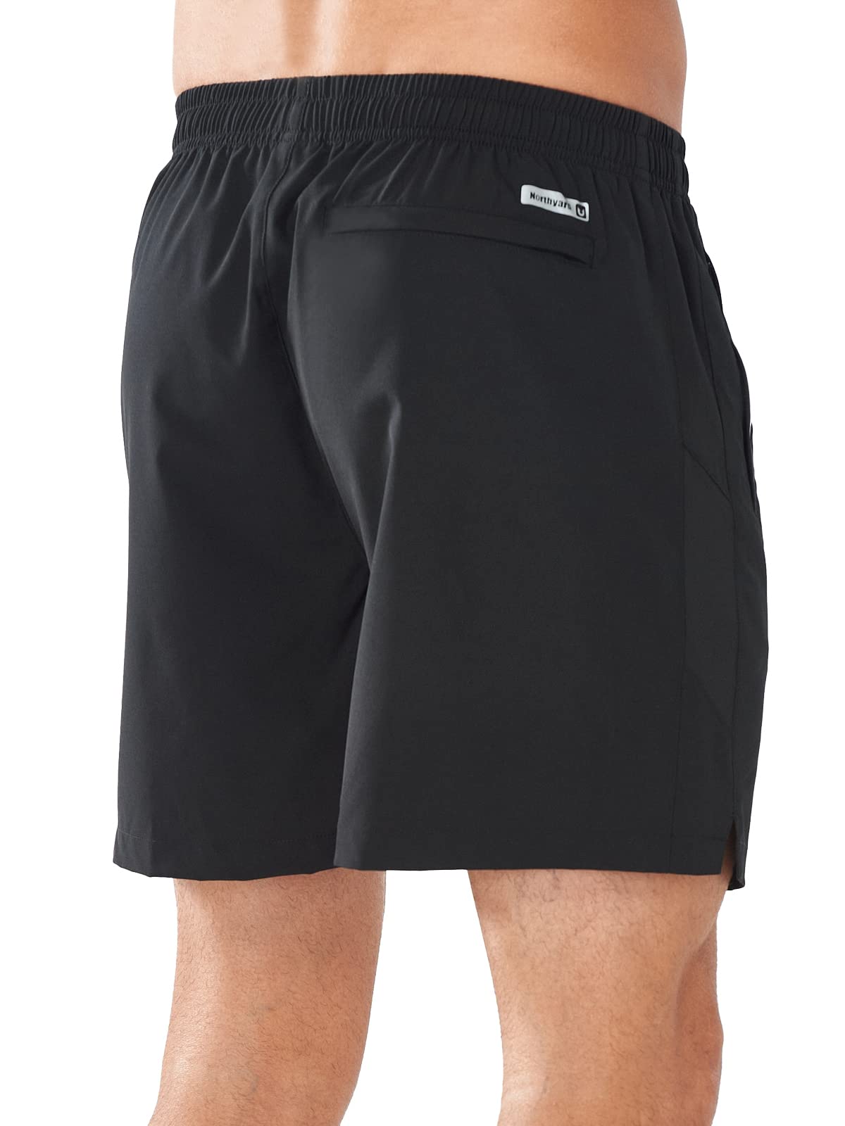 NORTHYARD Men's Running Athletic Shorts 5" / 7" Workout Gym Short Tennis Quick Dry Lightweight Active Sport Hiking Basketball-5'' BLACK-3XL