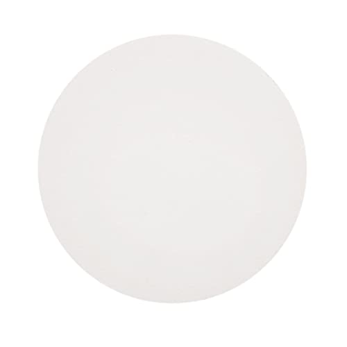 Lot45 Cardboard Coasters 4 Inch Pack - 100 Piece Bulk Cardboard Coasters Durable Round Blank White Cardboard Coasters