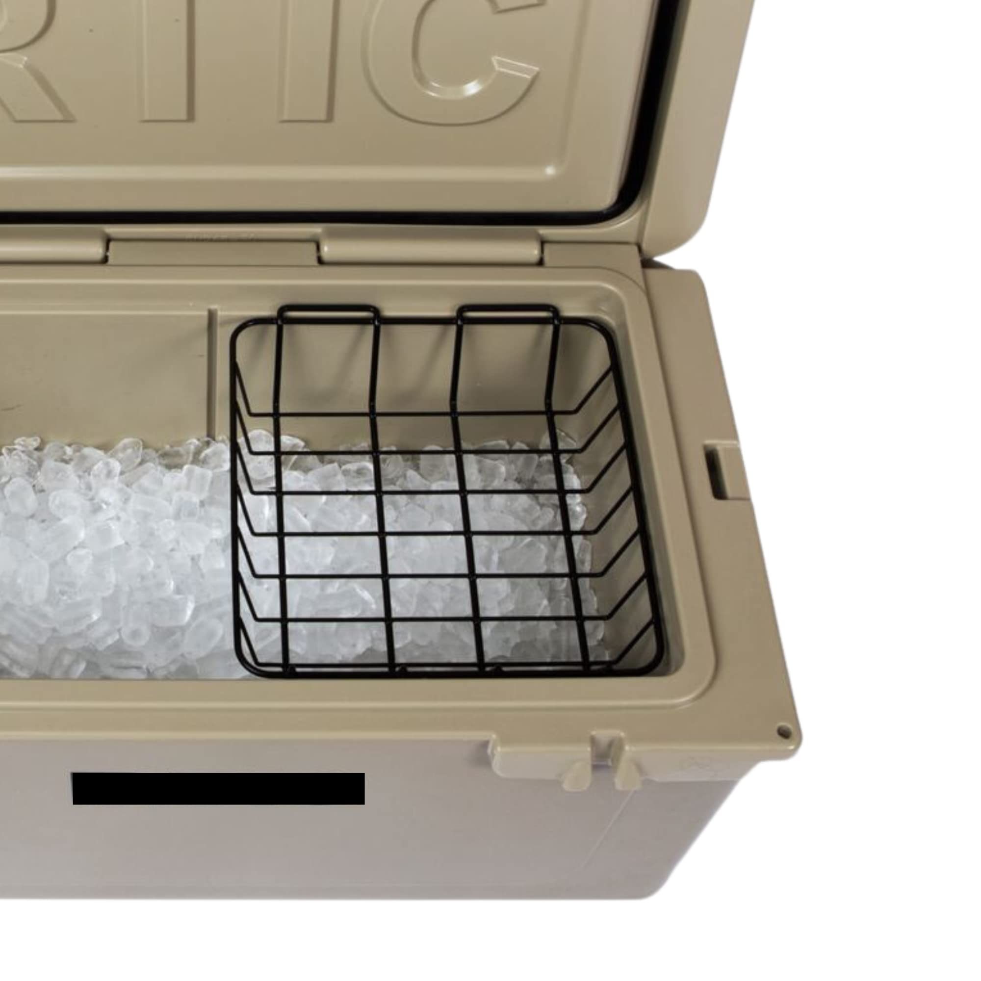 Cooler Basket for RTIC 65 Qt - Dry Goods Wire Rack for 65 Qt RTIC Cooler - Compatible with RTIC Dividers, Inserts, Straps, Tie Down Kits, Locks, and Other RTIC Cooler Accessories