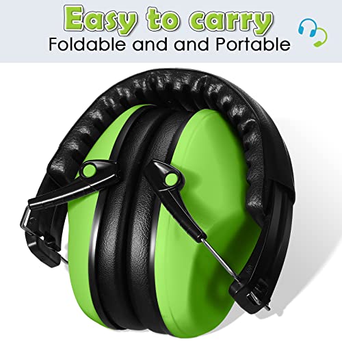 Yunsailing 6 Pcs Kids Ear Protection Earmuffs Adjustable Noise Insulation Headphones Toddlers 27NRR Noise Reduction Ear Muffs (Novel Color)