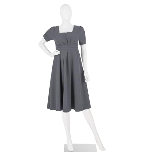 Female Mannequin,White Adults Dress Form Realistic Adjustable Mannequin,A Stand-up Mannequin ,with Full Body for Adults
