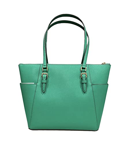 Michael Kors Charlotte Large Top Zip Tote (Palmetto Green)