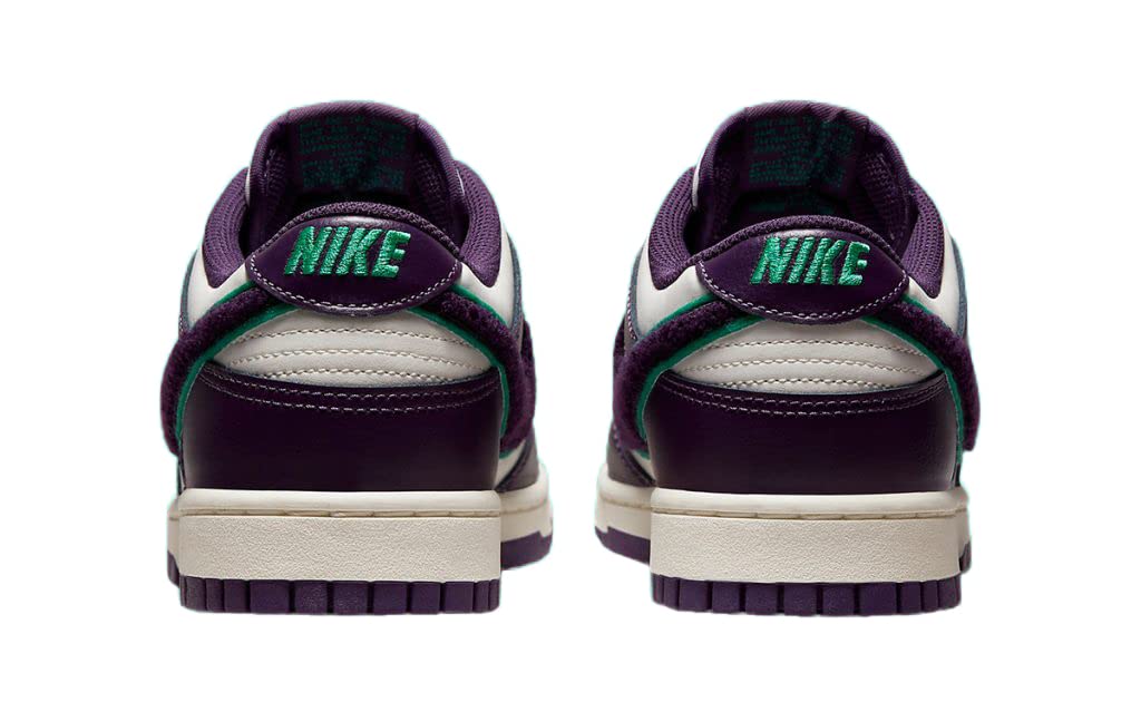 Nike Men's Dunk Low Retro Chenille Swoosh Sail/Grand Purple (DQ7683 100) - 9