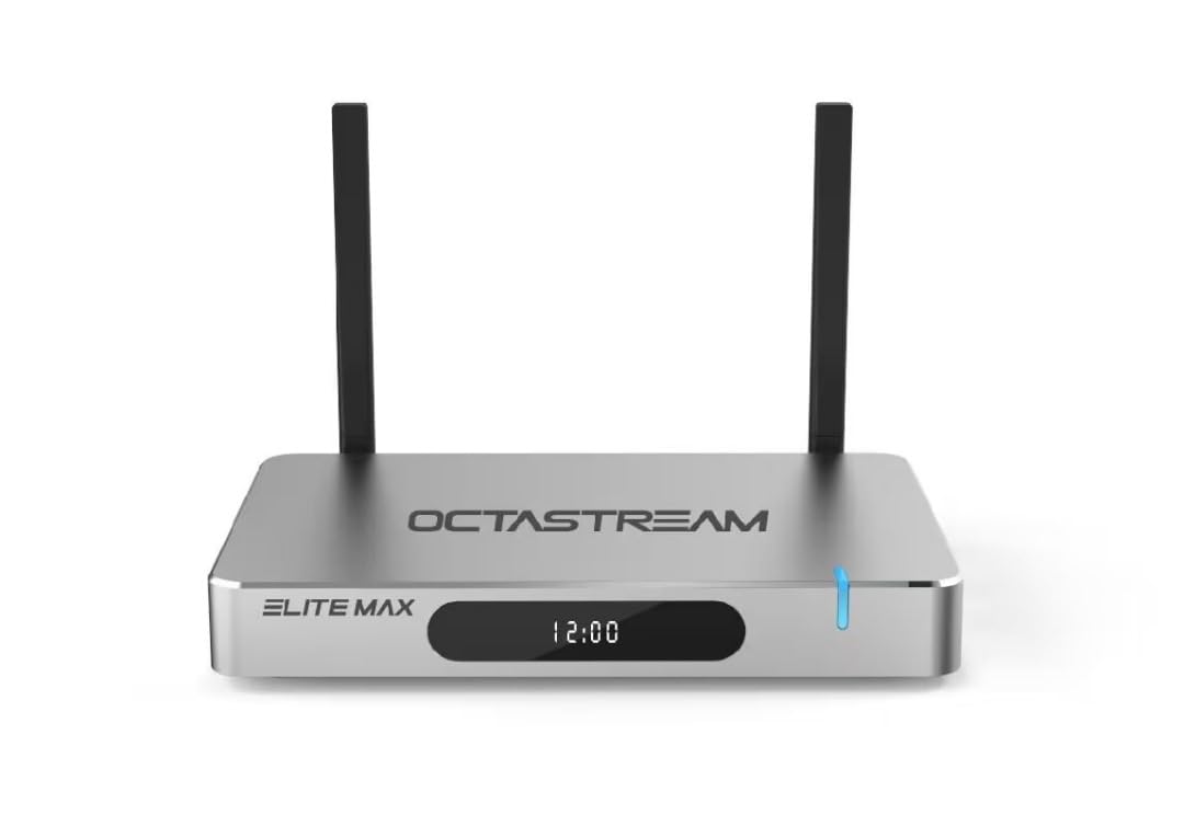 New OctaStream Elite Max Latest Technology Android TV Box 2025, Android Tv Box, Voice Control Remote, 6K with 4Gb RAM & 64 GB Media Player