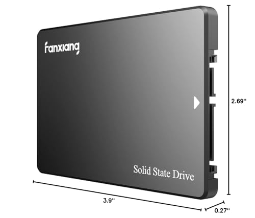 fanxiang SSD 2TB Internal Solid State Drive SATA III 6Gb/s 2.5", 3D NAND, SLC Cache, Up to 550MB/s, Compatible with Laptops and PC Desktops(S101)
