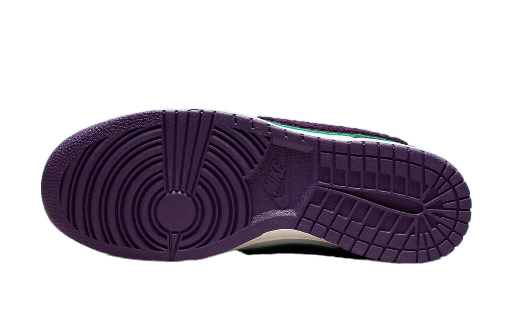 Nike Men's Dunk Low Retro Chenille Swoosh Sail/Grand Purple (DQ7683 100) - 8.5