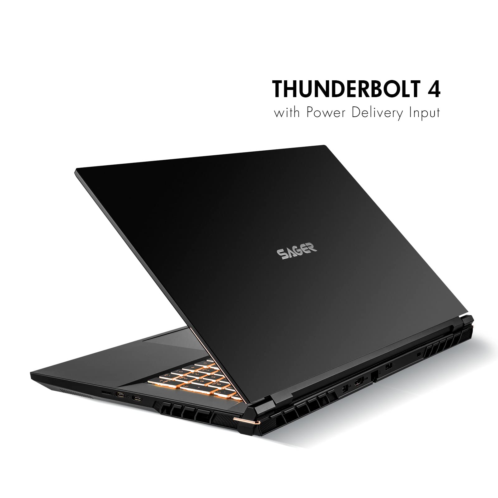 Sager 2023 NP8875D Gaming Laptop, 17.3 Inch QHD 240Hz 100% DCI-P3 G-Sync, Intel i9-13900HX, RTX 4060 8GB, 32GB RAM, 2TB Gen4 NVMe SSD, Win 11