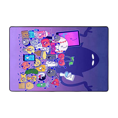 Bfdi Battle for Dream Anime Rug Soft Flannel Carpet 3D Non-Slip Area Rug Art Floor Mat Doormats Decorative Rugs for Bedroom Living Room 36"X24"