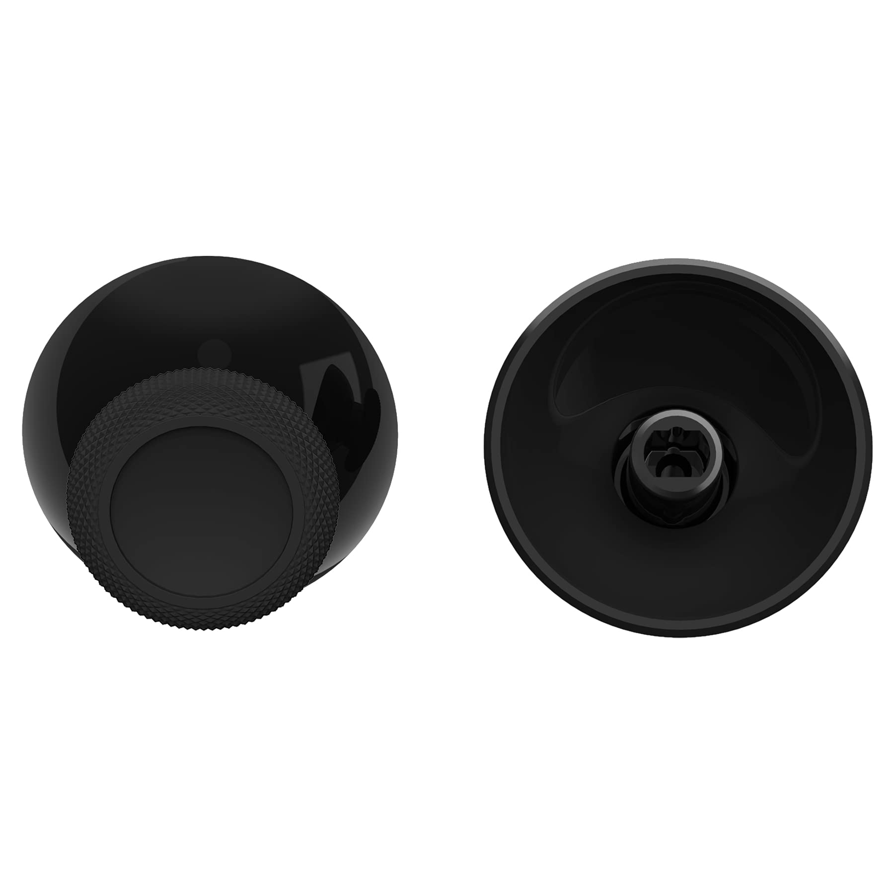 eXtremeRate Replacement Controller Joystick for Xbox One - 4 PCS Black Thumbsticks Analog Thumb Sticks Parts for Xbox Series X/S, Xbox One S/X, Elite Controller with Repair Kit Screwdriver
