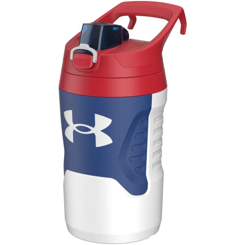 Under Armour 32 oz Insulated Water Bottles - Sports Water Jug with Handle, Fence Hook, Leak Resistant for Baseball, Football & More, 32 oz Water Bottles, Sports Water Bottle Insulated