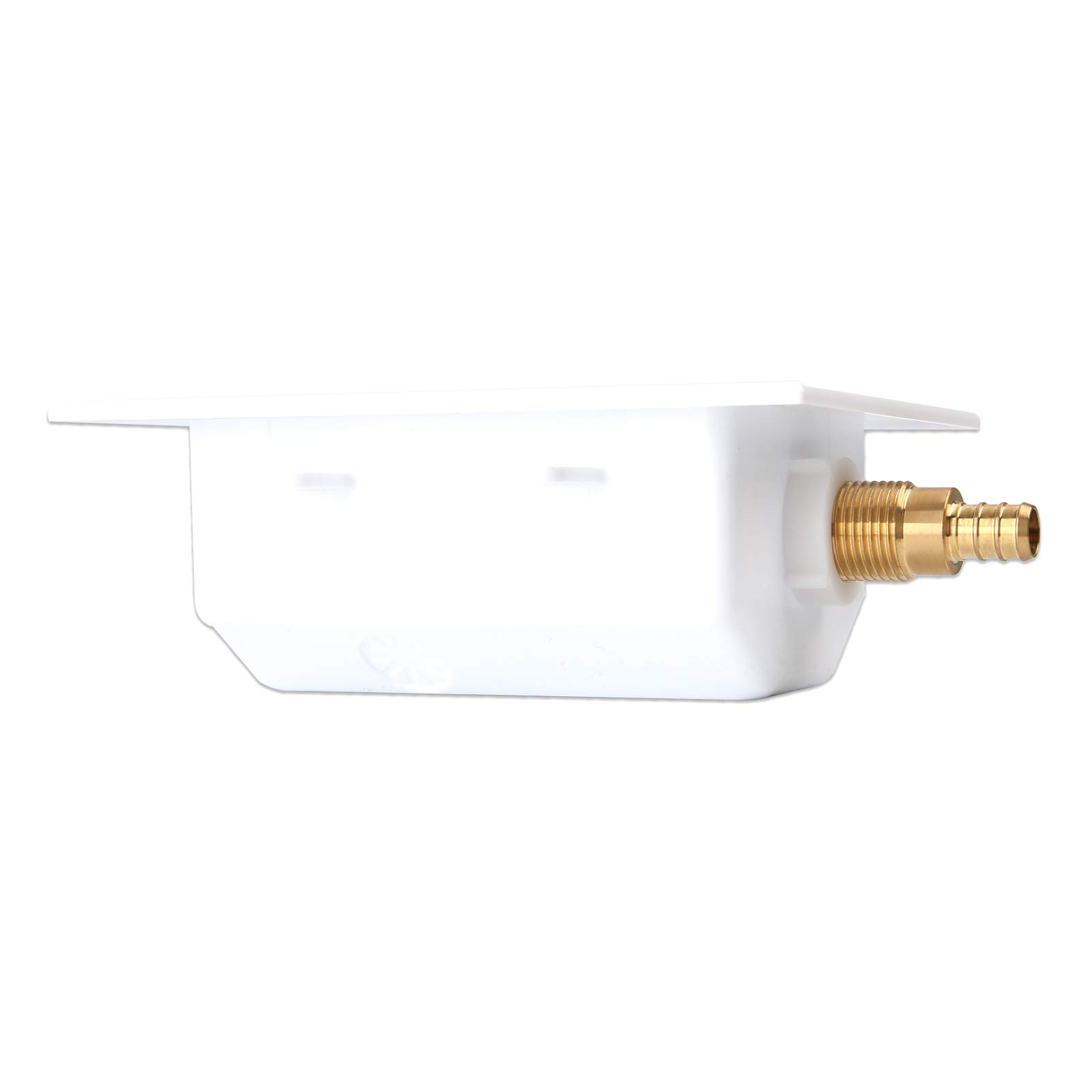 Watflow Ice Maker Outlet Box Without Water Hammer Arrestor,PEX Connection, 1/4-Turn Ball Valve…