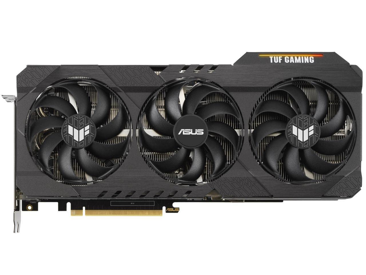ASUS TUF Gaming NVIDIA GeForce RTX 3070 Ti OC V2 Graphics Card (PCIe 4.0, 8GB GDDR6X, HDMI 2.1, DisplayPort 1.4a, Dual Ball Fan Bearings, Military-Grade Certification, GPU Tweak III) (Renewed)