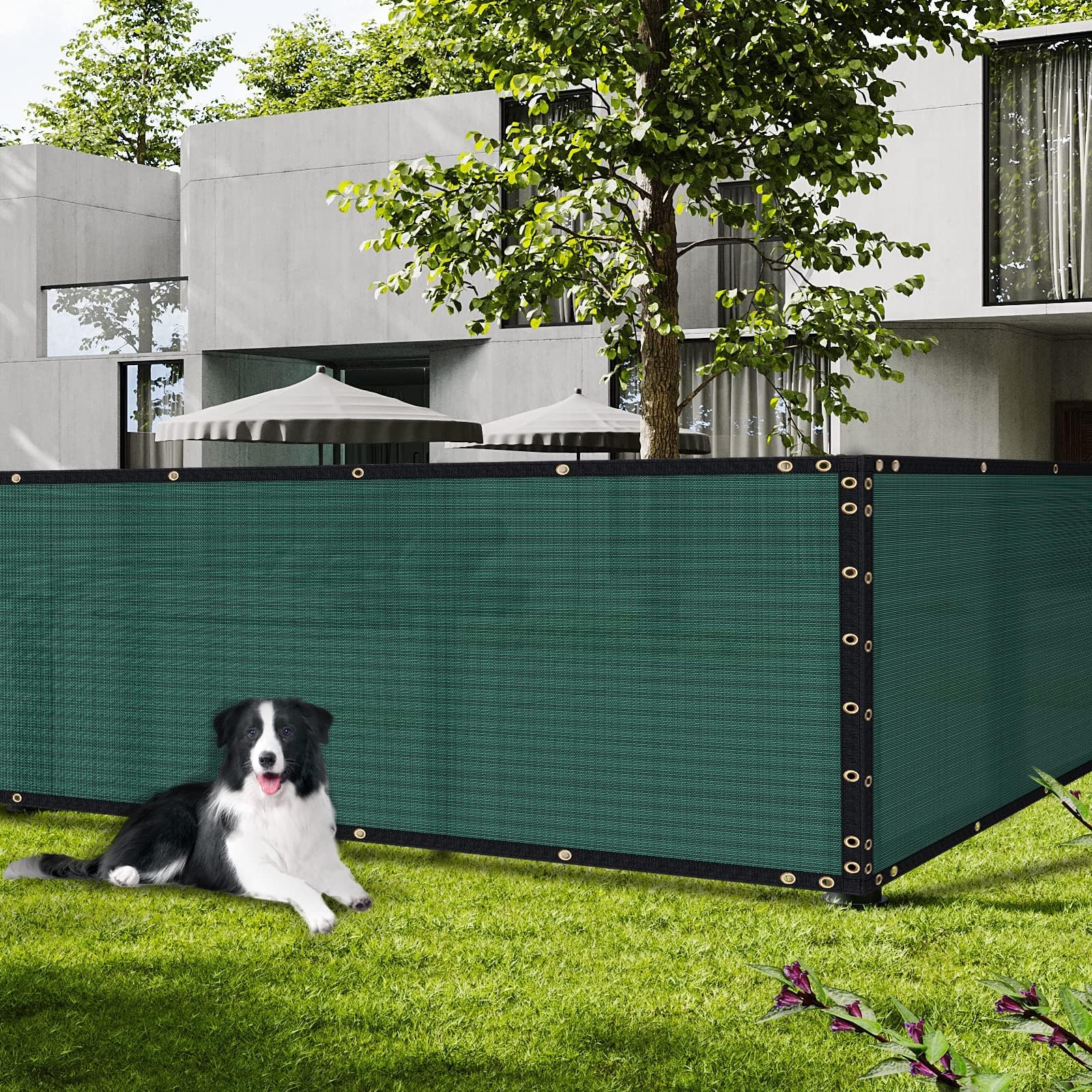 SEKKVY 4' x 50' Privacy Screen Fence, 90% Blockage Mesh Shade Net Cover for Garden, Wall, Chain Link Fence