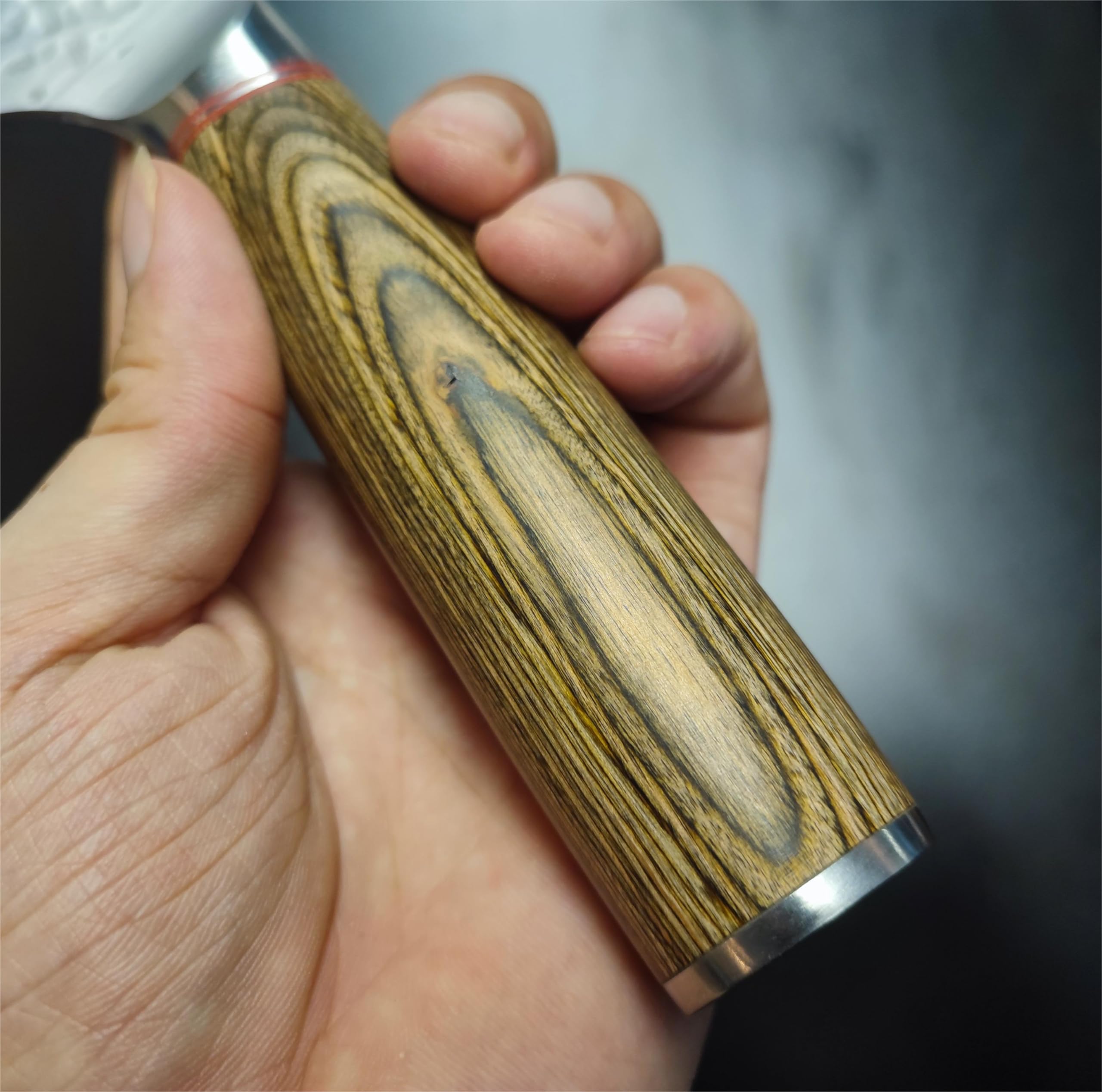 Nakiri Knife 3Layers Series Kitchen Knives Japanese Forged Vegetable Knife Sharp Meat Cleaver Ergonomic Pakkawood Handle Asian Chef Knife for Home and Kitchen 2024 Gifts
