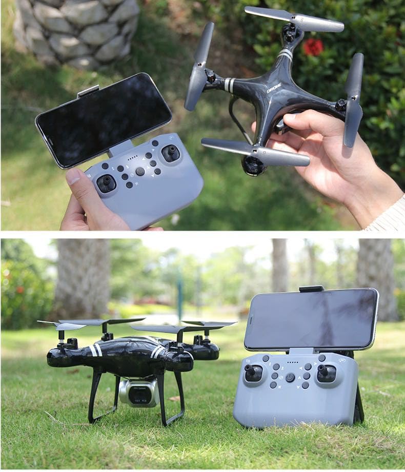 QAONIE KY101 Mini Drone with 720P HD Camera Remote Control Toys Gifts, 2 Batteries 30 Mins