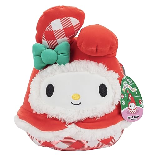 Squishmallows 8-Inch My Melody - Official Jazwares Plush - Collectible Soft & Squishy Hello Kitty Stuffed Animal Toy - Add to Your Squad - Gift for Kids, Girls & Boys