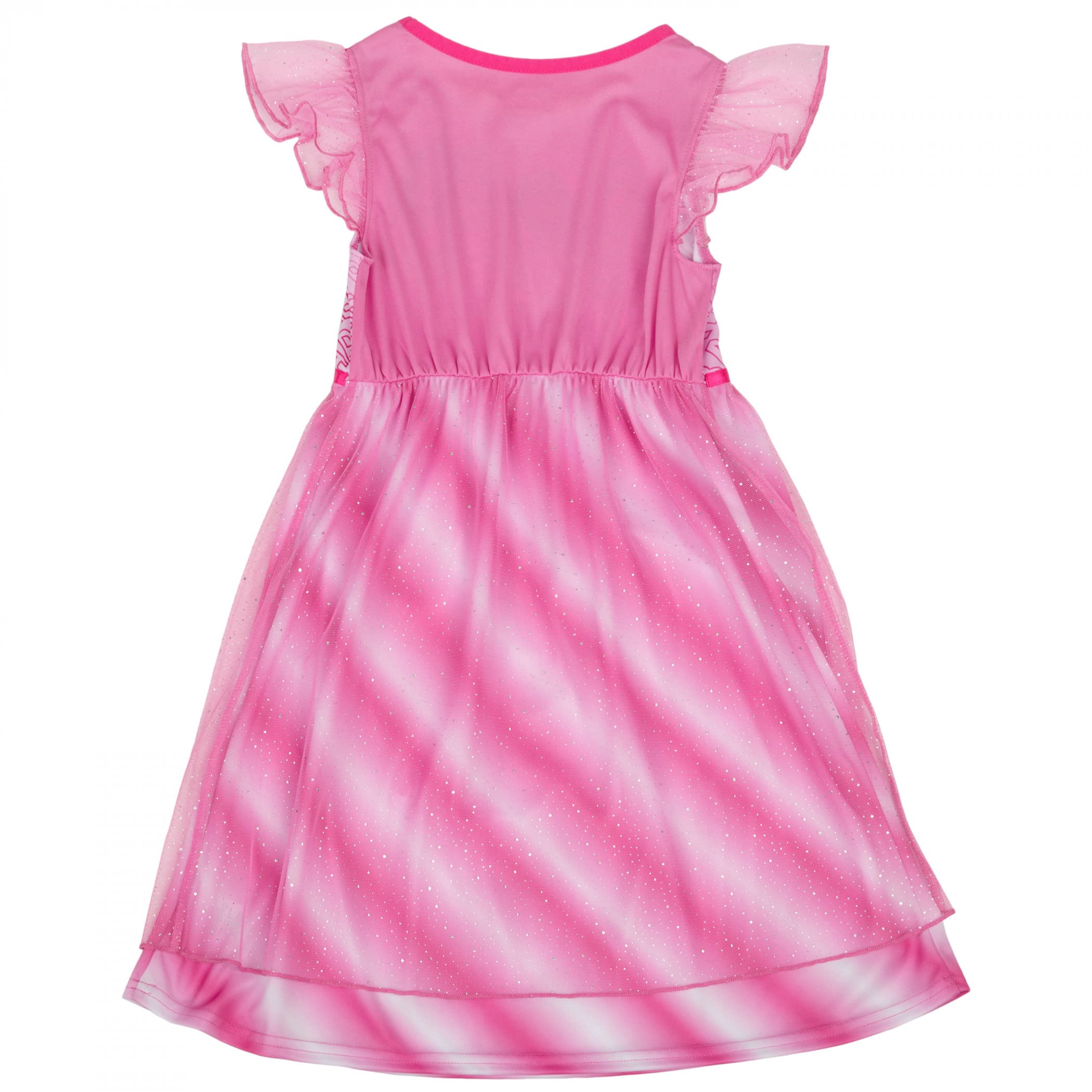 Komar Kids Barbie Better Together Girl's Dressy Gown (Size 8) Pink