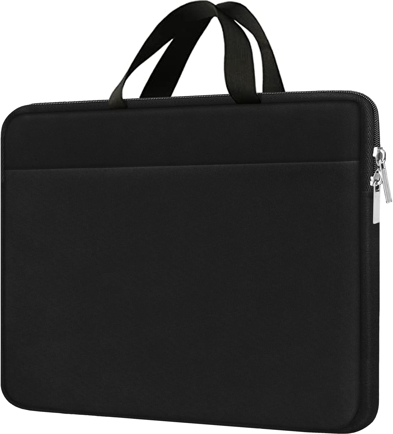 Laptop Sleeve Case 15.6 inch, Durable Travel Laptop Bag HandBag Shockproof Protective Computer Cover Carrying Bag Briefcase for 15" 15.6" HP Asus Acer Dell Lenovo Laptop Notebook Ultrabook, (Black)